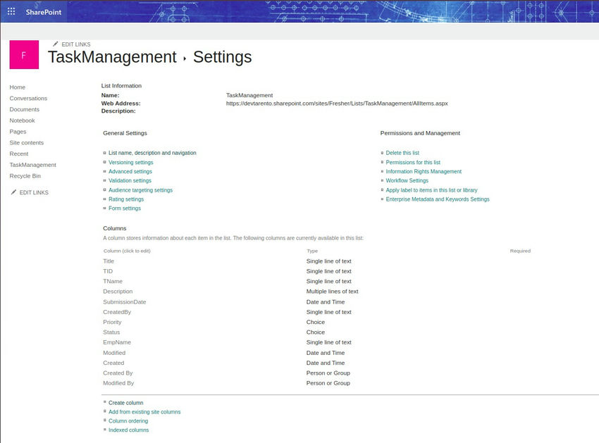 Introduction to SharePoint and Steps Creating Lists